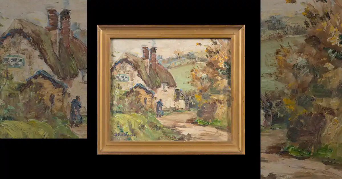 Berthe Des Clayes Oil Painting 'Country Lane'