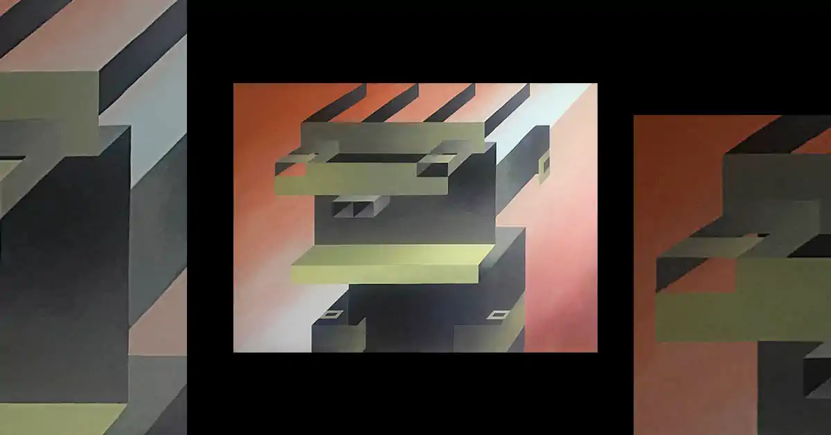 Huge Ron Sims Acrylic on Canvas 'Fleeing Bart Simpson'